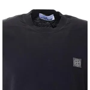 Stone Island Compass Patch Logo T-shirt - Blue