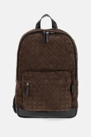 Bottega Veneta Intrecciato Suede Backpack - Multicolor