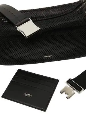 Max Mara Micro Handbag In Technical Mesh