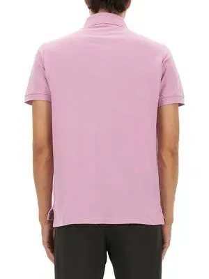 Etro Cotton Polo Shirt With Pegasus