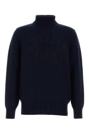 Givenchy Navy Cotton Sweater - Blue