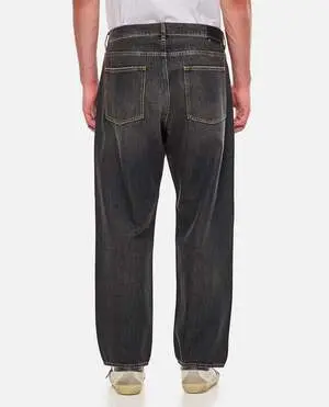 GOLDEN GOOSE Golden M's Pant Cory Loose Skate Medium Washed Denim