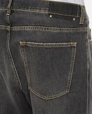 GOLDEN GOOSE Cory Loose Skate Denim Pant - Multicolor