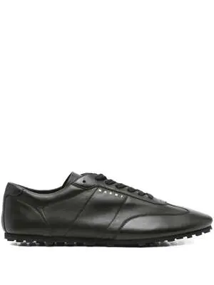 Marni Leather Sneakers - Black