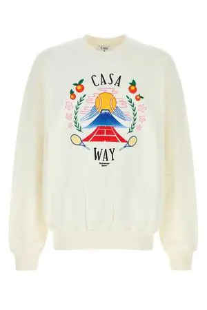 Casablanca Cotton Sweatshirt - White