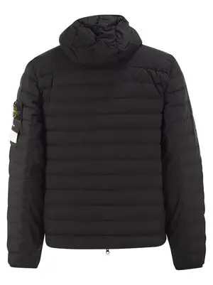 Stone Island Seamless Tunnel Down-tc Stretch Hooded Down Jacket