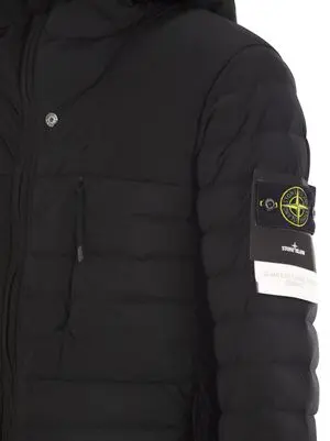 Stone Island Seamless Tunnel Down-tc Stretch Hooded Down Jacket