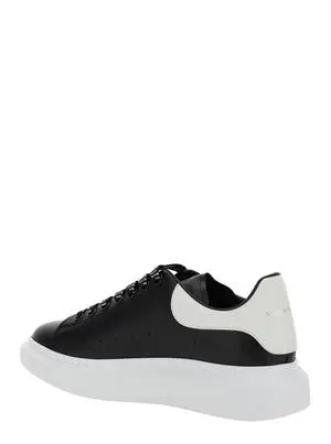 Alexander McQueen Leather Low Top Sneaker - Black