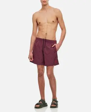 Alexander McQueen Dots Skull Swimshorts - Multicolor
