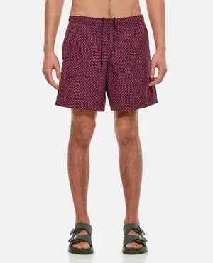 Alexander McQueen Dots Skull Swimshorts - Multicolor