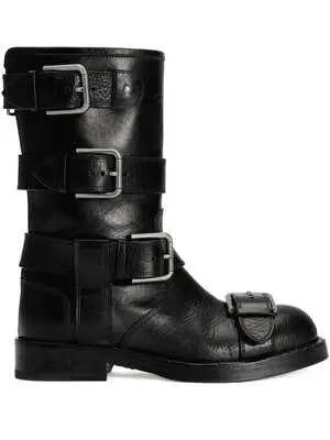 Dolce & Gabbana Buckled Boots - Black