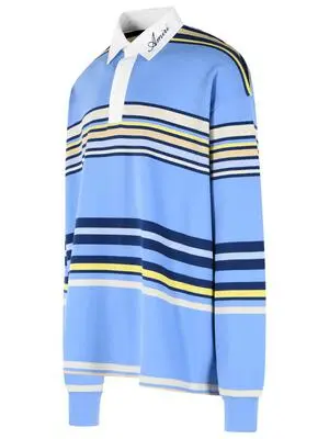 Amiri Striped' Cotton Polo Shirt