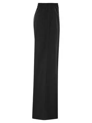 Brunello Cucinelli Stretch Virgin Wool Fluid Trousers