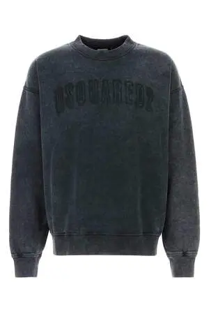 Dsquared2 Graphite Cotton Sweatshirt - Gray