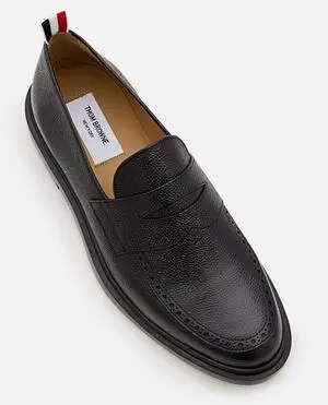 Thom Browne Leather Penny Loafer - Multicolor