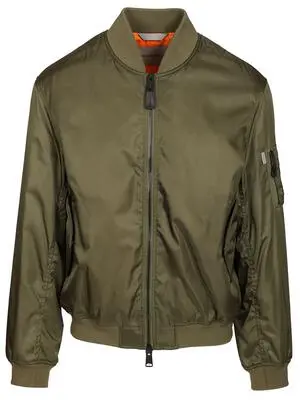 Balenciaga Bomber Jacket With Pockets - Green