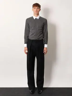 TOM FORD Microfantasy Cotton Shirt