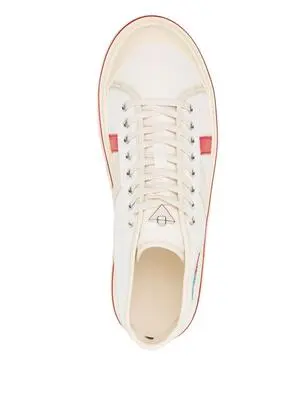 Bottega Veneta Eliot Mid-top Canvas Sneakers - White