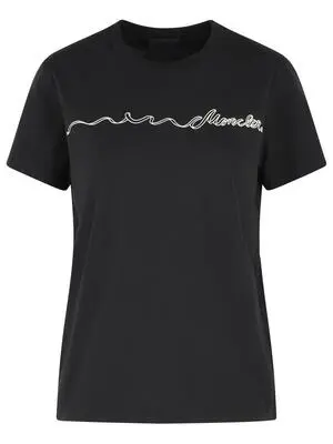Moncler Cotton T-shirt - Black