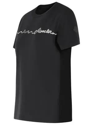 Moncler Cotton T-shirt - Black