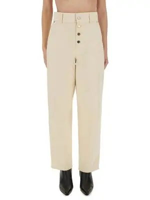 Moschino Straight Fit Jeans - Cream