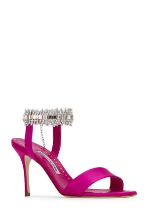 Manolo Blahnik Embellished High Heel Sandals - Multicolor