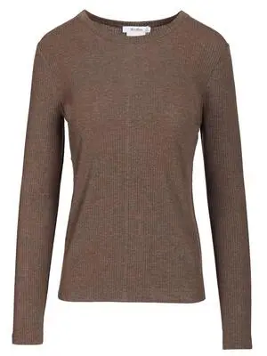 Max Mara Silk And Lyocell Sweater - Cream