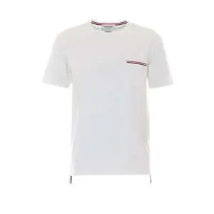 Thom Browne Stripe Logo T-shirt - White