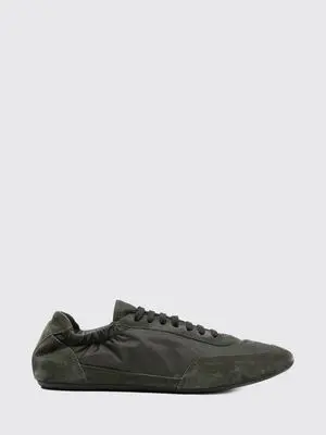 Prada Collapse Re-nylon And Suede Sneakers - Green