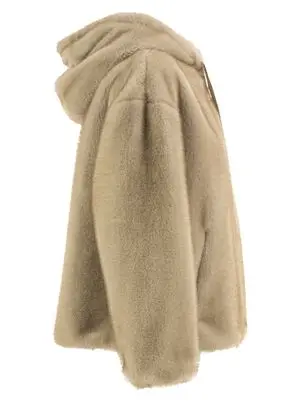 Herno Faux Fur Hooded Jacket