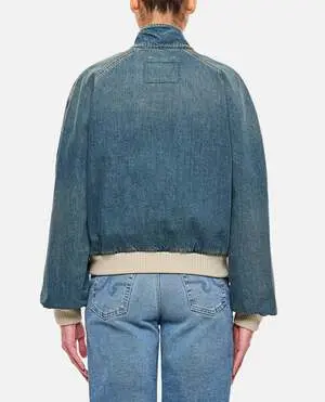 GOLDEN GOOSE Golden W's Slim Bomber