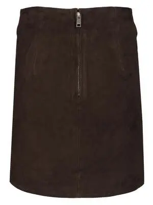 ROTATE BY BIRGER CHRISTENSEN Suede Miniskirt