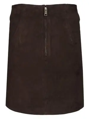 ROTATE BY BIRGER CHRISTENSEN Suede Miniskirt
