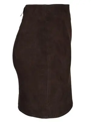 ROTATE BY BIRGER CHRISTENSEN Suede Miniskirt