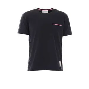 Thom Browne Stripe Logo T-shirt - Blue