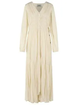 Isabel Marant Étoile Briane' Beige Viscose Dress - Cream