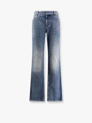 Dior Regular Fit Stone-washed Denim Jeans - Multicolor
