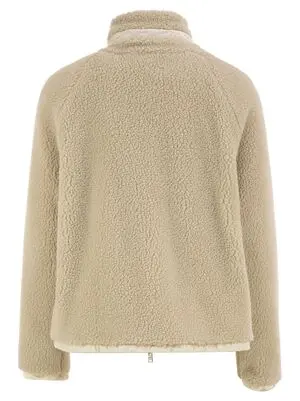 Herno Reversible Teddy Fleece And Technical Nylon Jacket