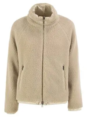 Herno Reversible Teddy Fleece And Technical Nylon Jacket - Multicolor