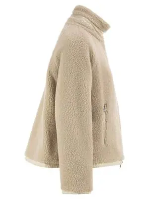 Herno Reversible Teddy Fleece And Technical Nylon Jacket - Multicolor