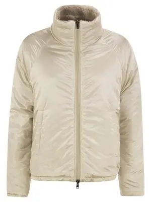Herno Reversible Teddy Fleece And Technical Nylon Jacket - Multicolor