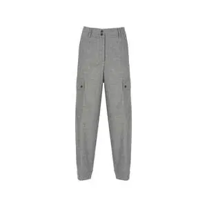 Peserico Grey Trousers Straight Trousers - Gray
