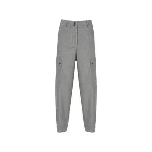 Peserico Wool-blend Melange Cargo Trousers