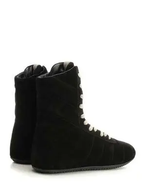 Rick Owens Quilted Minimalist High Sneakers