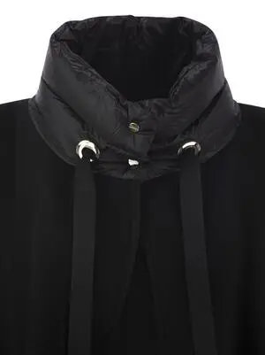 Herno Wool Cashmere Poncho - Black