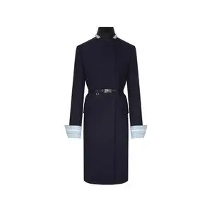 Prada Coats Single Breasted Coats - Blue