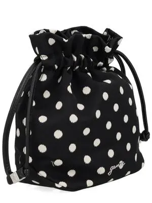GANNI Bou Bucket Bag - Black