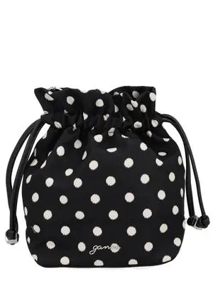 GANNI Bou Bucket Bag - Black