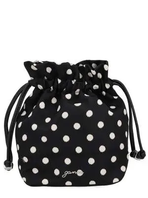 GANNI Bou Bucket Bag - Black