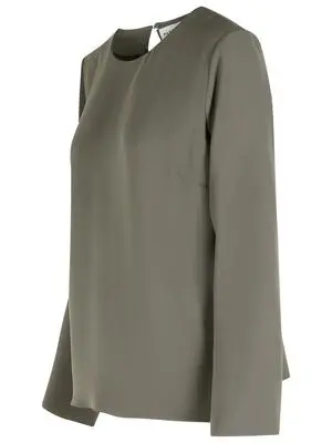 P.a.r.o.s.h Polyester Blouse - Gray